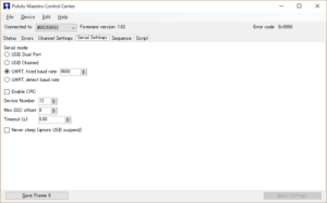 高機能サーボコントローラ Pololu Maestro – Suzaku Lab. note